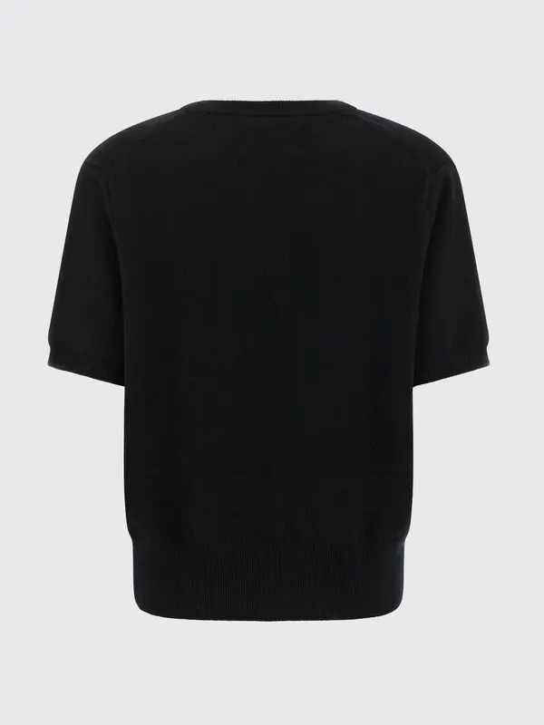 Extreme Cashmere Short-sleeved V-neck Cashmere Blend Jumper