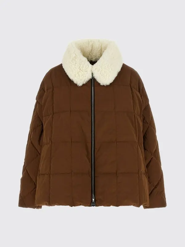 IENKI IENKI Shearling Arco Quilted Puffer Jacket With Fur Collar