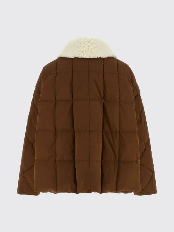 IENKI IENKI Shearling Arco Quilted Puffer Jacket With Fur Collar