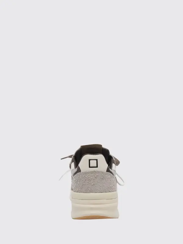D.a.t.e. Musa Suede And Mesh Low-top Trainers With An Embossed Logo