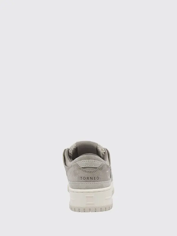 D.a.t.e. Torneo Suede Low-top Trainers With Shearling Inserts And Logo