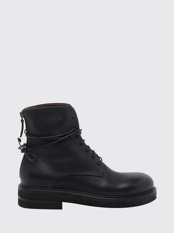 Marsèll Parrucca Calf Leather Combat Boots With Rubber Sole