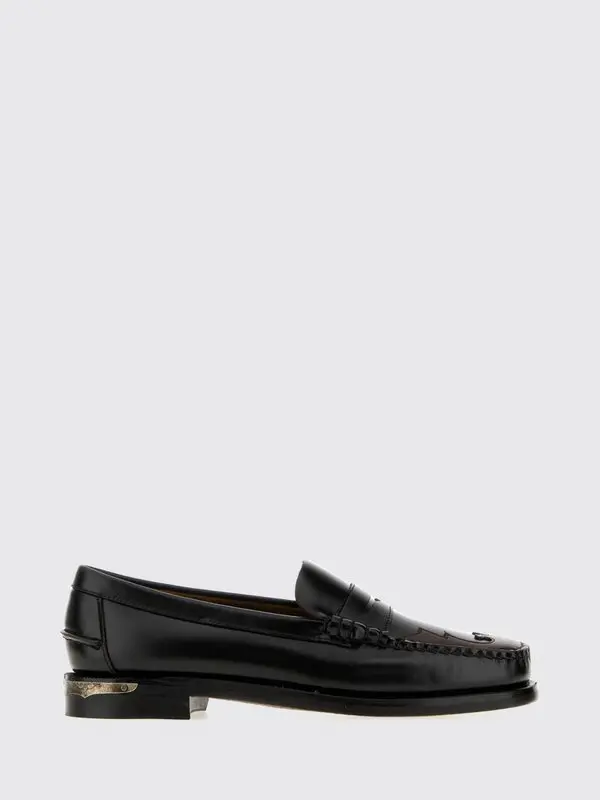 SEBAGO Dan Scarabeo Bi Leather Penny Loafers - Black