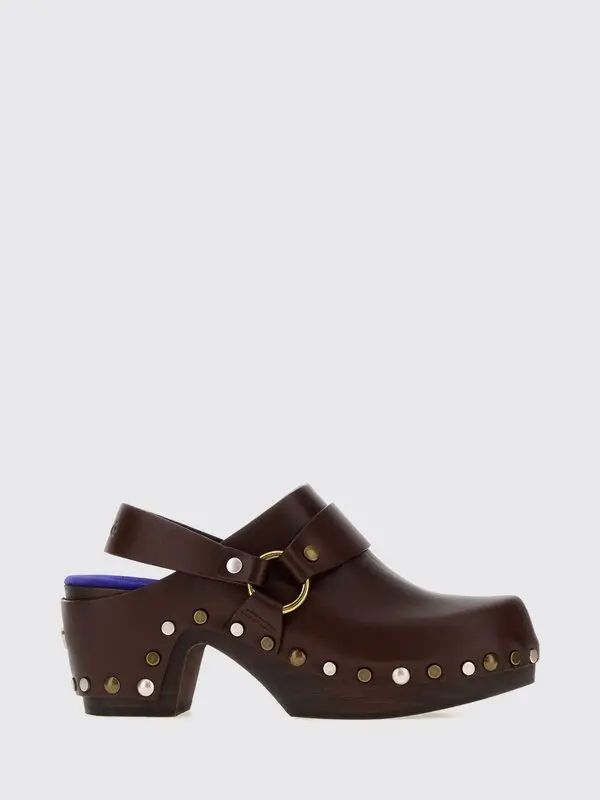 Chloé Talis Leather Slingbacks With Studs And A Medium Heel