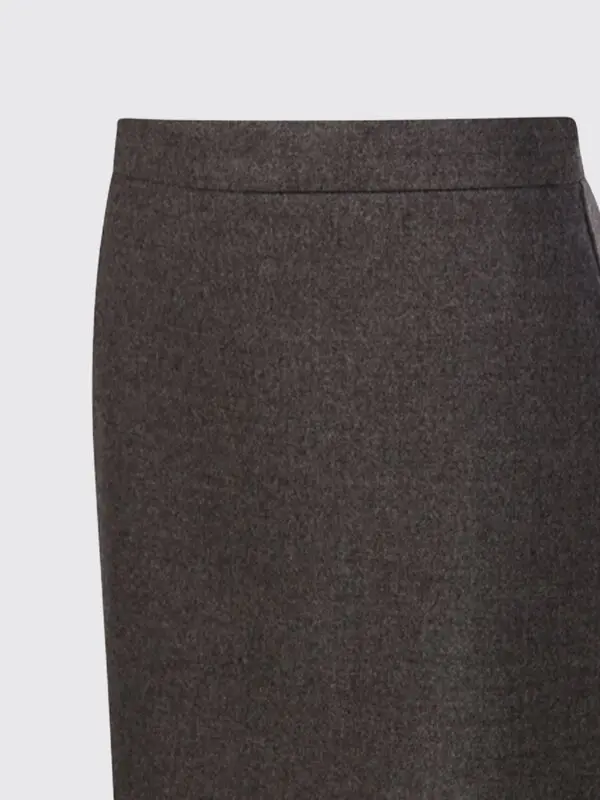 Max Mara High-waisted Virgin Wool Pencil Mini Skirt With Slim Fit