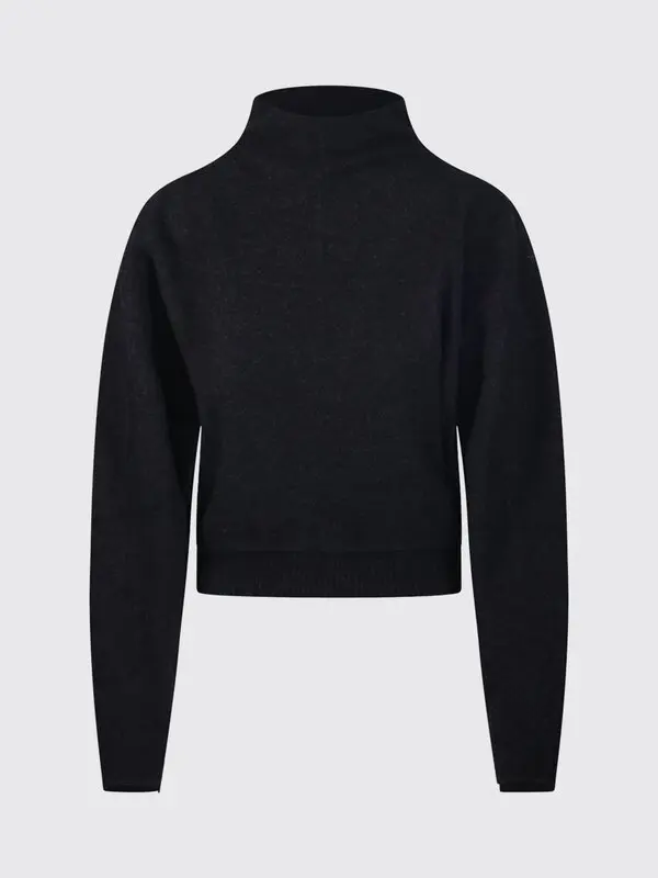Max Mara Wool And Cashmere Roll Neck Jumper With Ribbed Trims