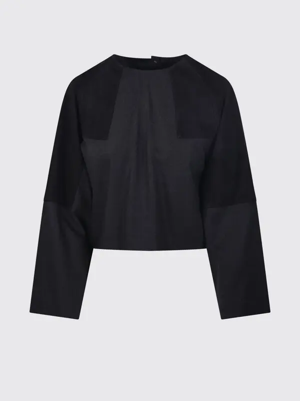 Max Mara Afa Relaxed Fit Virgin Wool Jumper With Back Closure