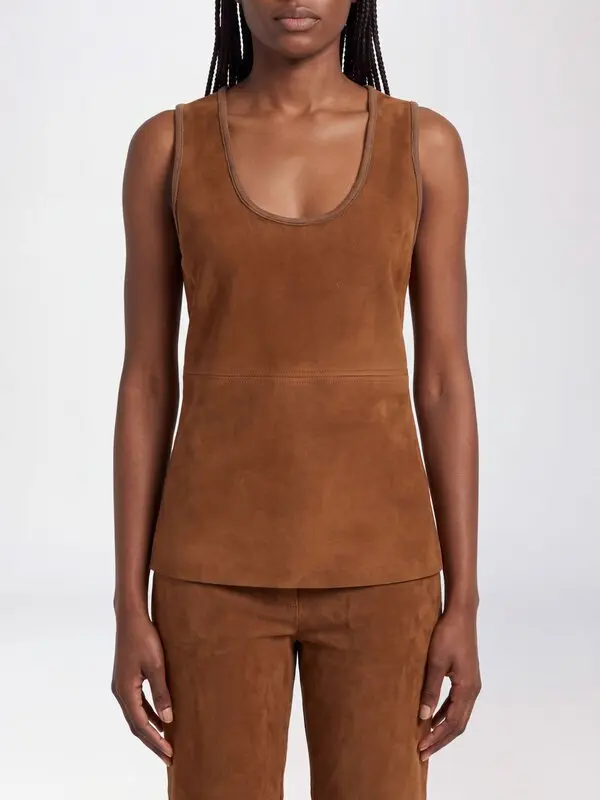 Max Mara Off-the-shoulder Virgin Wool And Cashmere Top - Camel