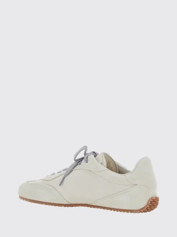 Axel Arigato Daze Runner Suede Sneakers With Printed Logo - White