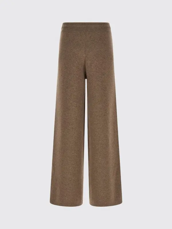 Agnona Wide-leg Knit Jogging Trousers In Cashmere, Wool And Silk