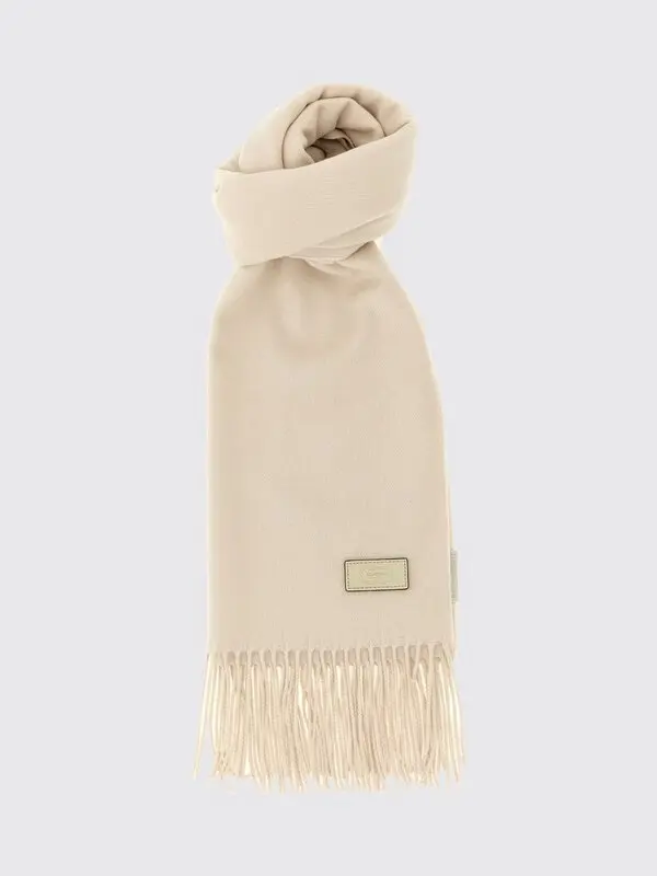 Agnona Silk And Cashmere Scarf With Fringed Edges