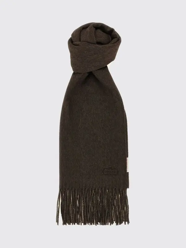 Agnona Silk And Cashmere Scarf With Fringed Edges