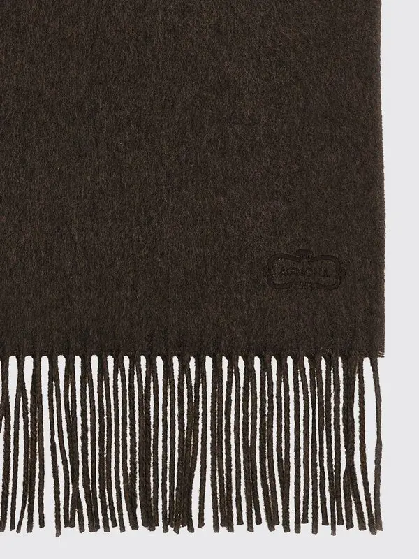 Agnona Silk And Cashmere Scarf With Fringed Edges