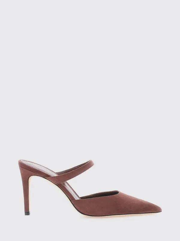 STUART WEITZMAN Power Almond-toe Suede Mules With Stiletto Heel