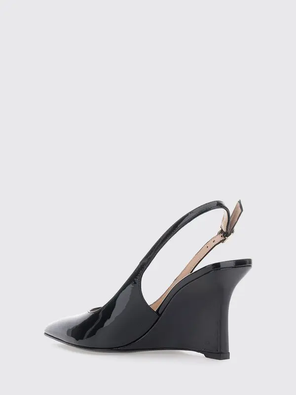 STUART WEITZMAN Vinnie Patent Leather Slingback Pumps With High Heel