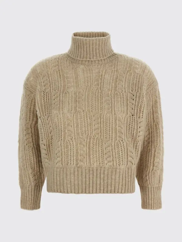 Agnona Long-sleeved Turtleneck Jumper In Cashmere And Silk Blend