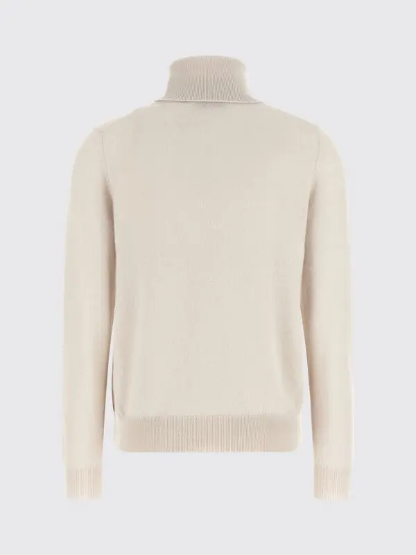 BALLANTYNE Argyle Pattern 100% Cashmere Turtleneck Jumper