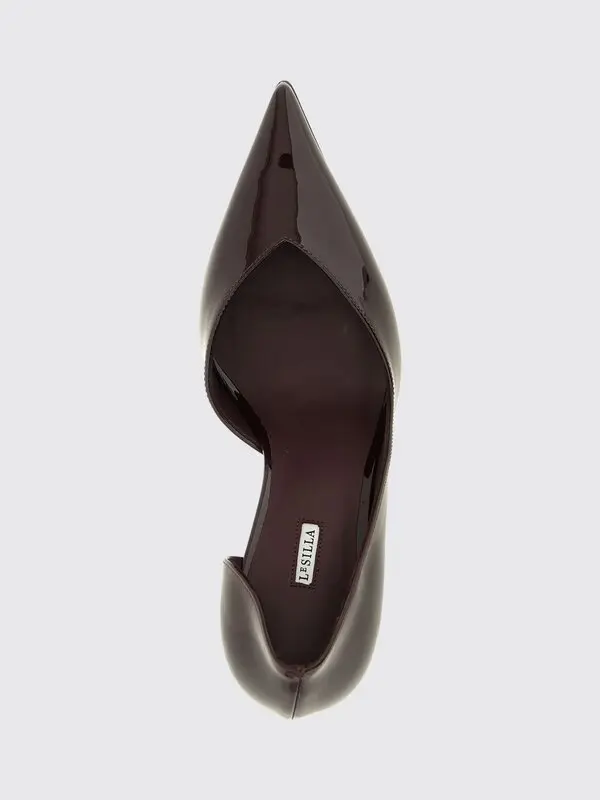 LE SILLA Vivienne Patent Calfskin Leather Heeled Pumps - Red