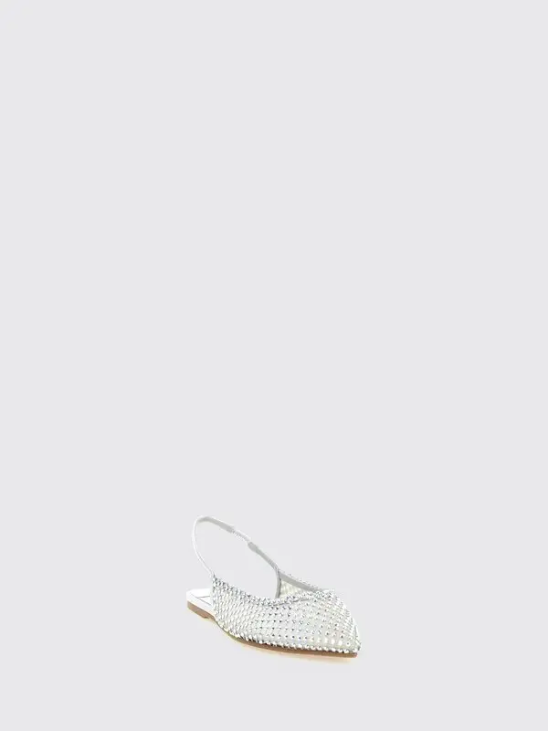 LE SILLA Gilda Crystal-embellished Nylon Mesh Slingback Ballet Flats