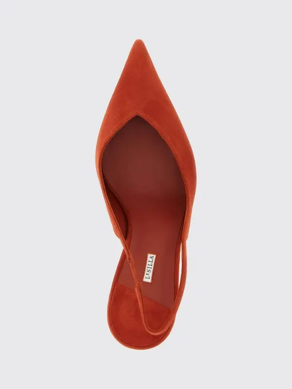 LE SILLA Vivienne High-heel Suede Slingback Pumps