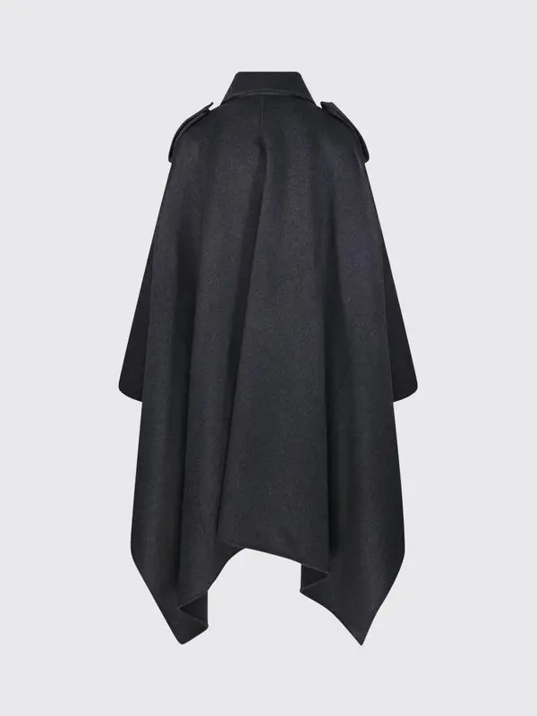 RÓHE Double-breasted Wool And Cashmere Coat With Asymmetric Hem - Grey