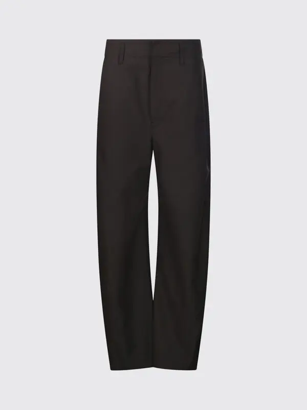 LEMAIRE High-waisted Wide-leg Cotton Trousers