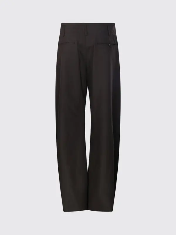LEMAIRE High-waisted Wide-leg Cotton Trousers