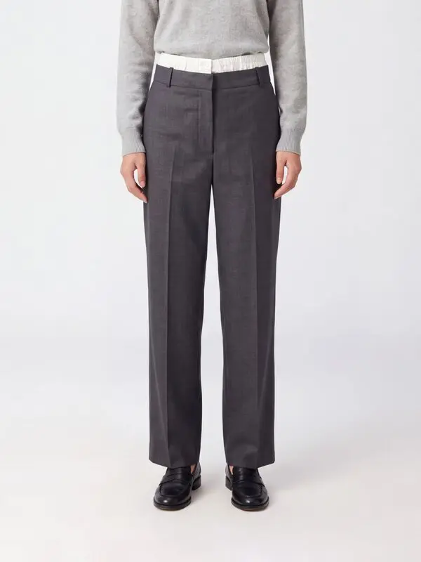 RÓHE Double-layer Straight-leg Virgin Wool Tailored Trousers