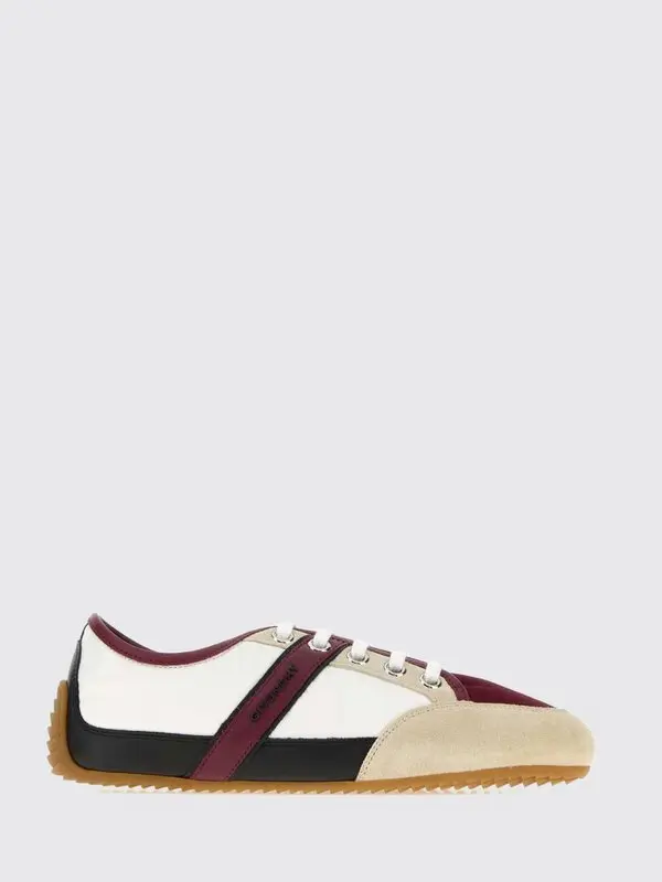Givenchy Slim Low-top Sneakers In Nylon And Suede With Logo