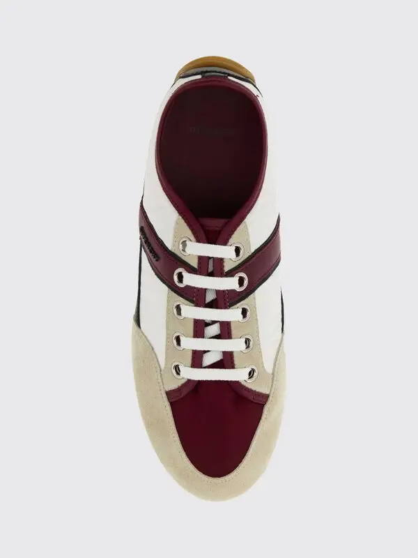 Givenchy Slim Low-top Sneakers In Nylon And Suede With Logo