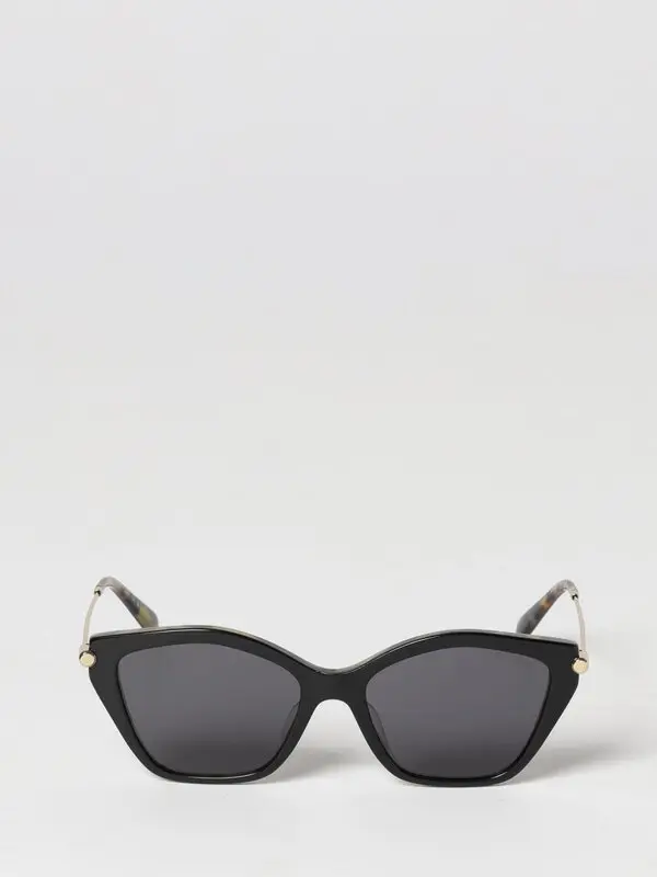 Michael Kors Tortoiseshell Acetate Butterfly Sunglasses With Lettering Logo