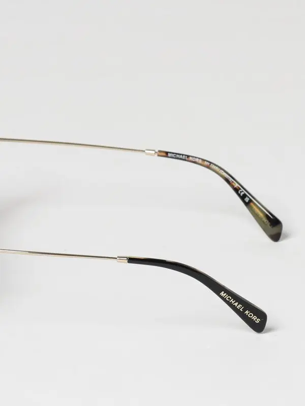 Michael Kors Tortoiseshell Acetate Butterfly Sunglasses With Lettering Logo