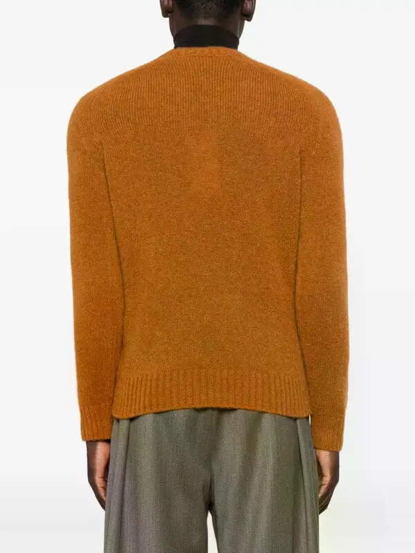 FILIPPO DE LAURENTIIS Raglan-sleeve Ribbed-trim Sweater