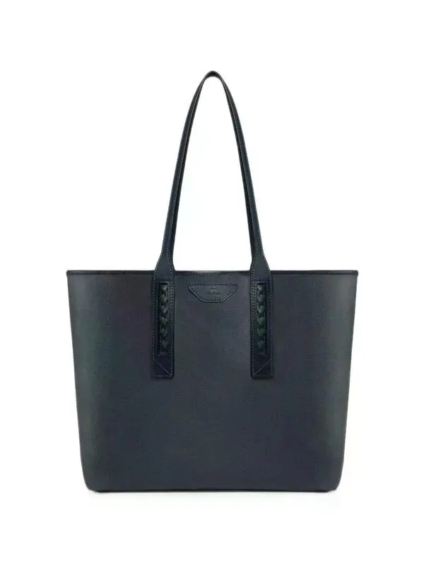 AVITEUR Newport Woven-handle Tote Bag