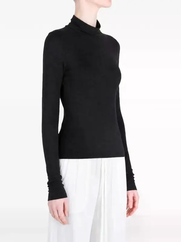 AMOMENTO Roll-neck Long-sleeve T-shirt