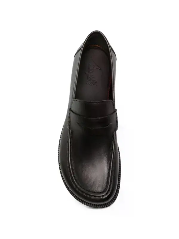 MORGILLO Penny Leather Loafers