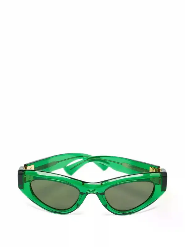Bottega Veneta Bv1142s Cat-eye Sunglasses - Green