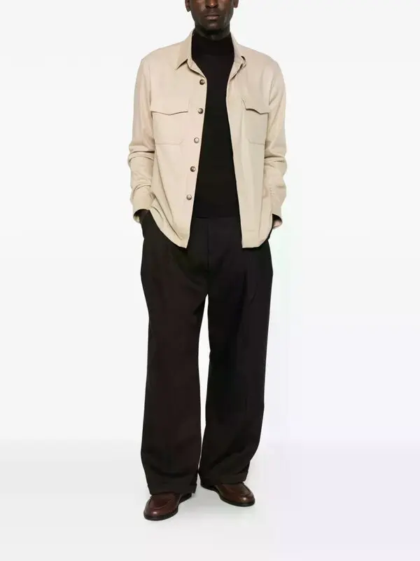 Canali Button-up Flap-pocket Jacket
