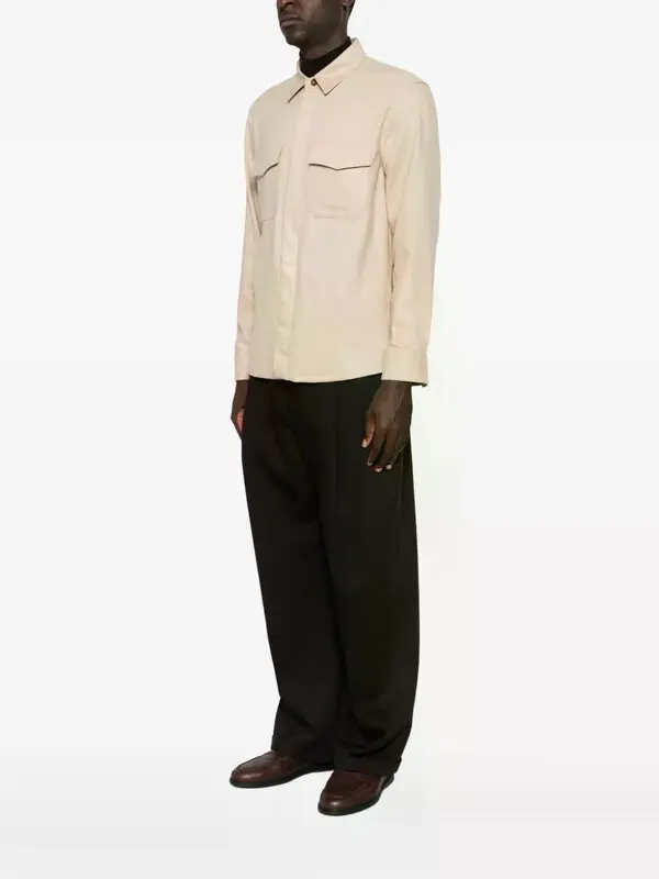 Canali Button-up Flap-pocket Jacket