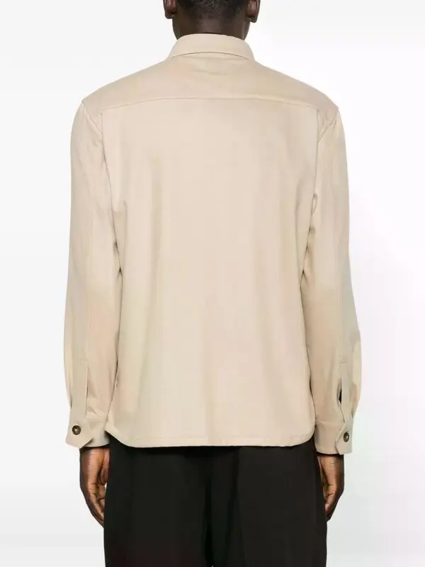 Canali Button-up Flap-pocket Jacket - Neutrals
