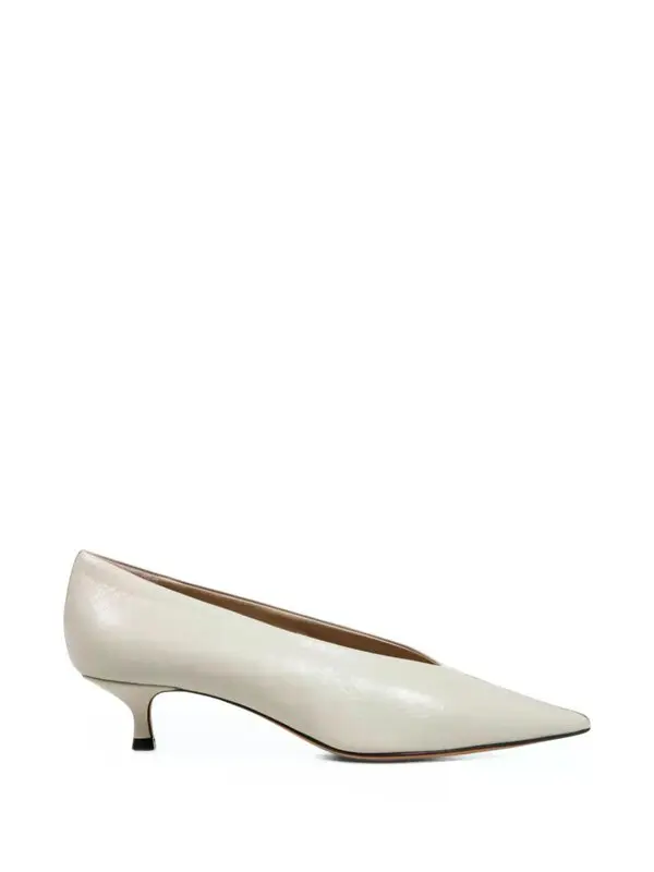 Le Monde Beryl Babouche Pointed-toe Kitten-heel Pumps