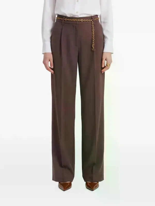 SUTTON NEW YORK Pressed-crease Straight-leg Trousers