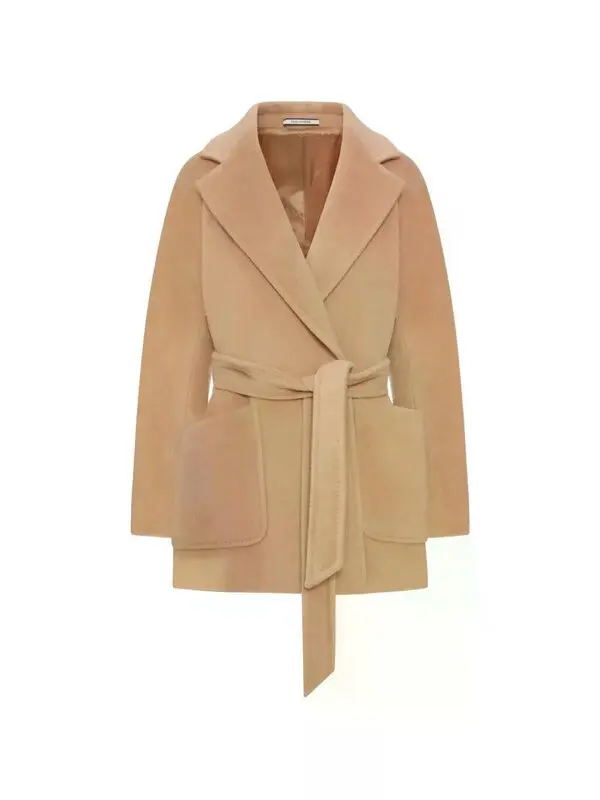 Tagliatore Belted Wool Coat