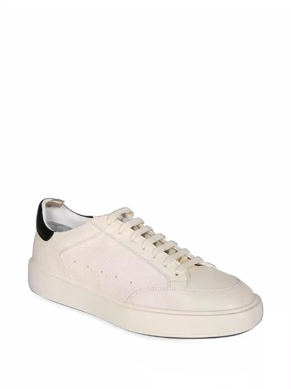 Officine Creative Grainy Leather Sneakers