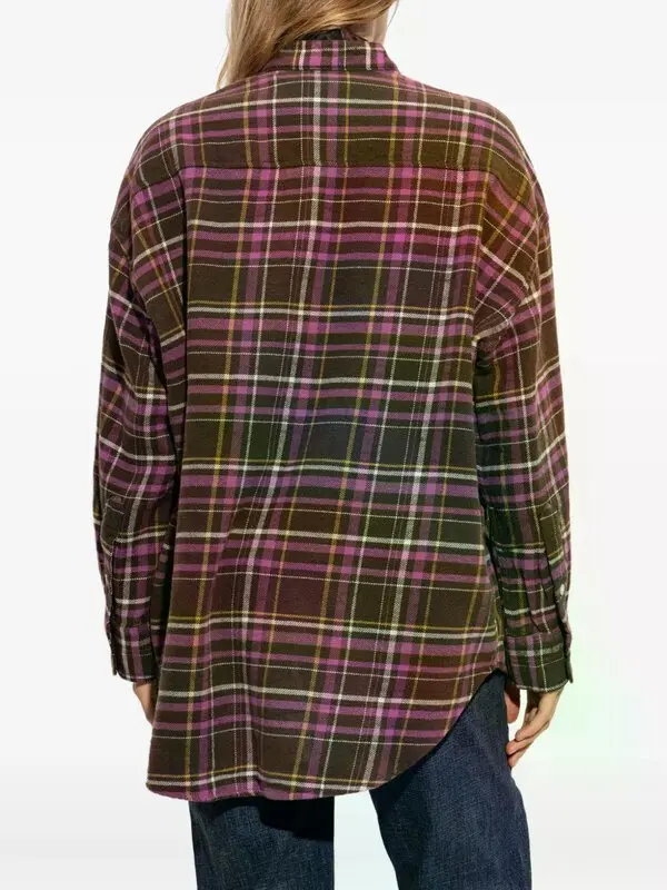 R13 Plaid-pattern Shirt