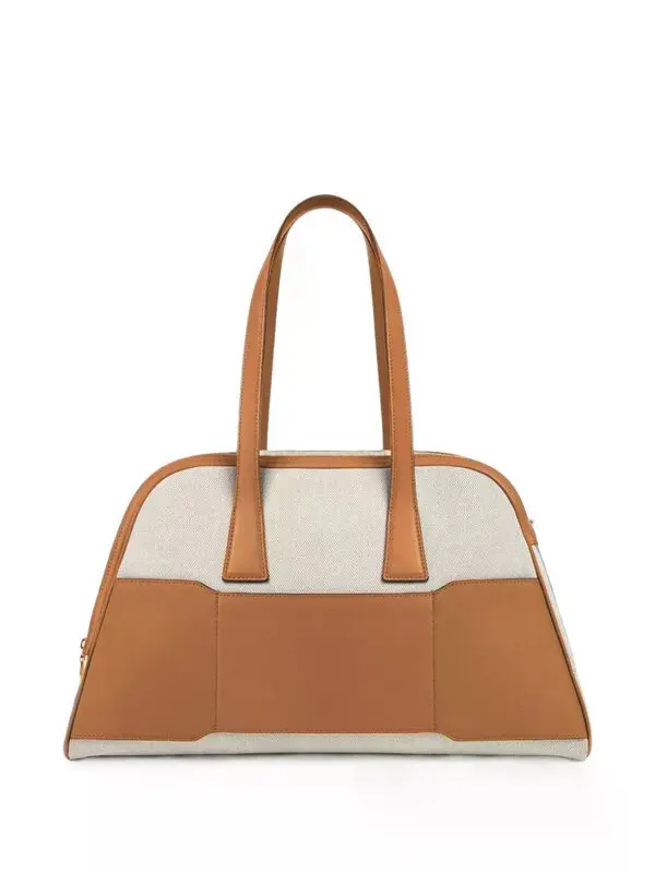 AVITEUR Leather-trim Canvas Pet Carrier