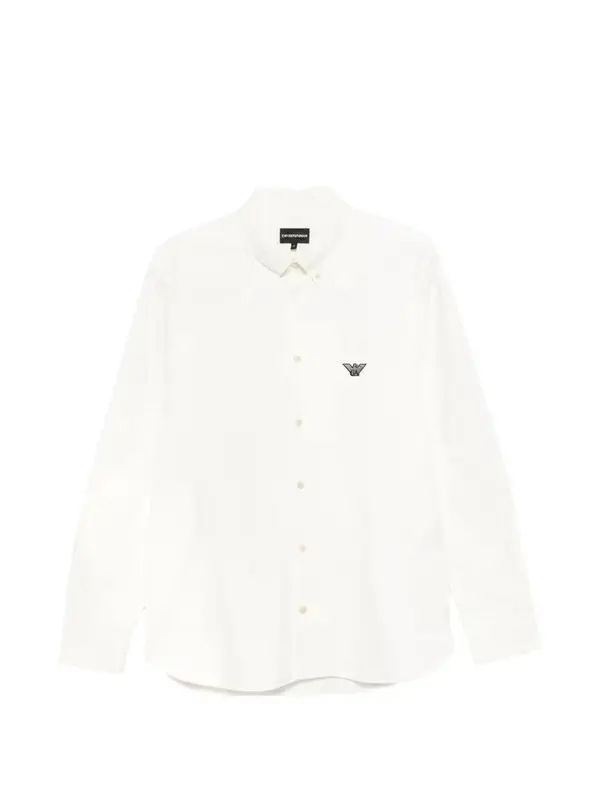 Emporio Armani Logo-patch Button-fastening Shirt
