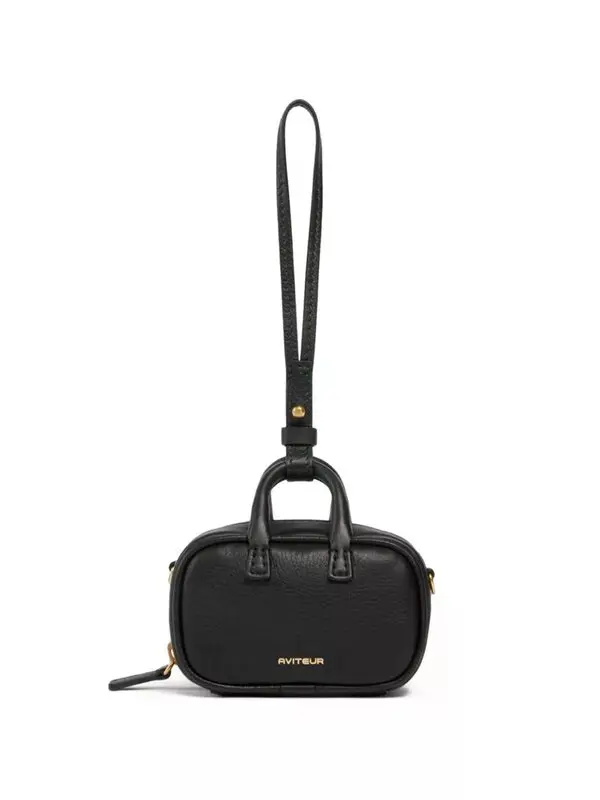 AVITEUR Mini Maia Shoulder Bag - Black