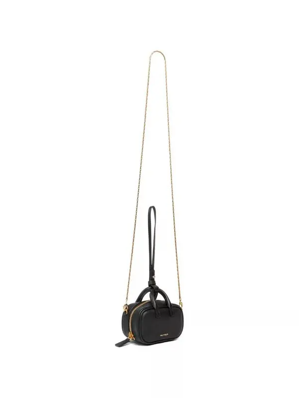AVITEUR Mini Maia Shoulder Bag - Black