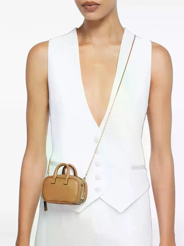 AVITEUR Mini Maia Shoulder Bag - Brown